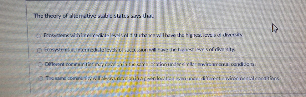 Solved The theory of alternative stable states says | Chegg.com