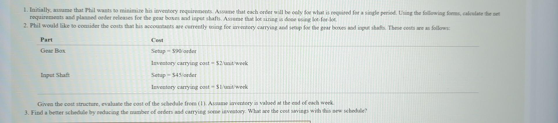 Solved engine assembly operations and decided to prepare an | Chegg.com
