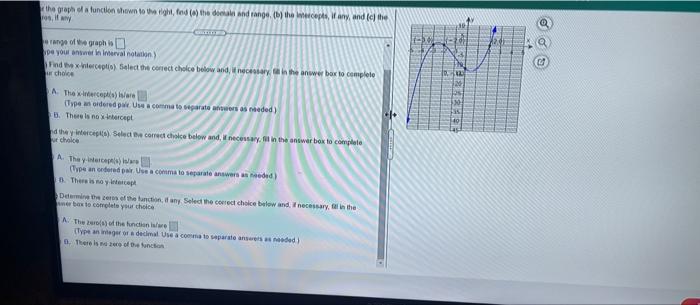 Solved BO 18 the graph of a function shown to the right, | Chegg.com
