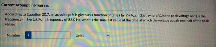 Solved Current Attempt in Progress According to Equation | Chegg.com