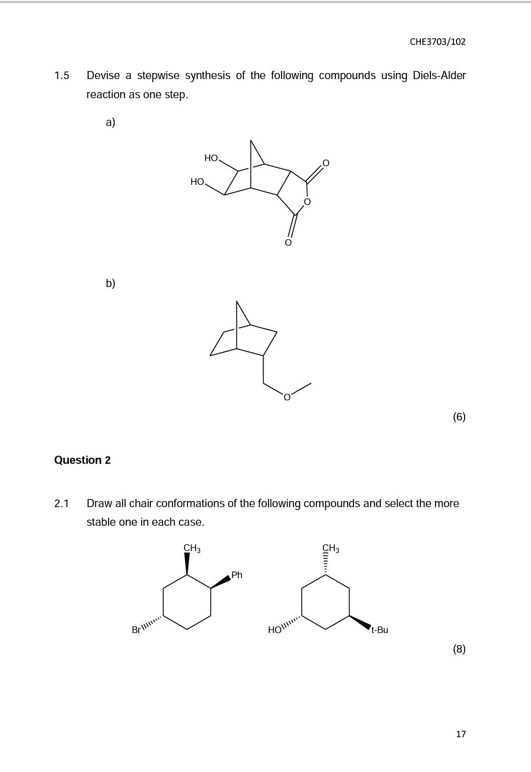 Solved 1.5 Devise a stepwise synthesis of the following | Chegg.com