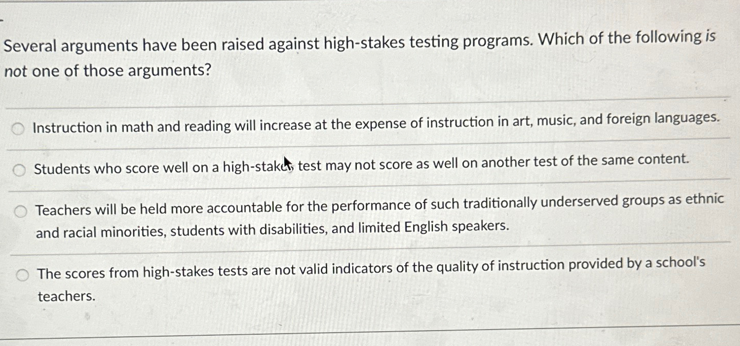 Solved Several arguments have been raised against | Chegg.com