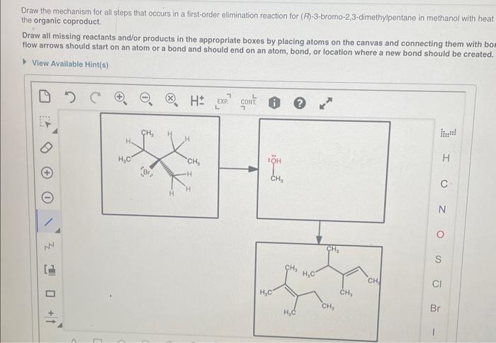Solved Draw the mechanism for all steps that occurs in a | Chegg.com