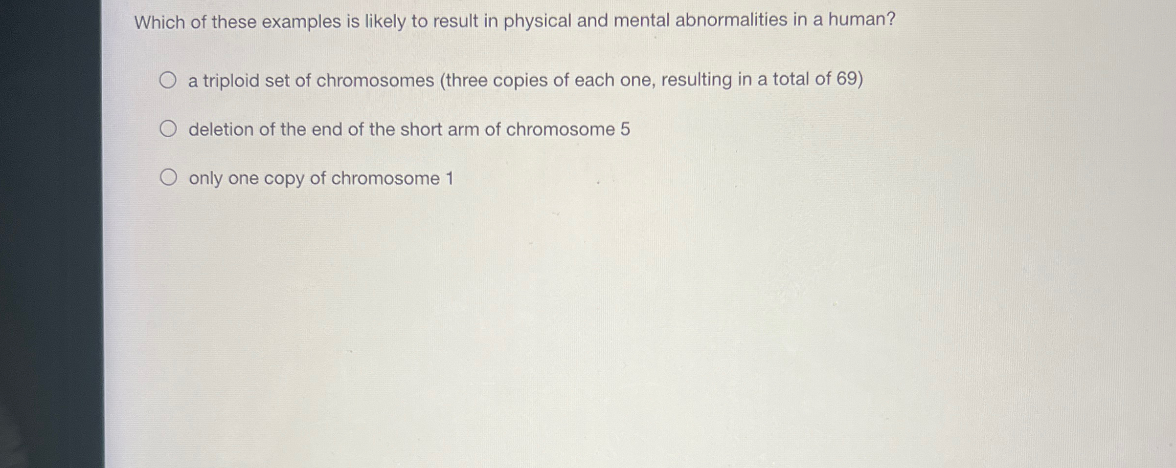 Solved Which of these examples is likely to result in | Chegg.com
