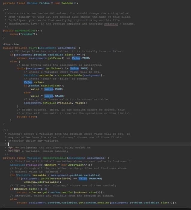 Solved Your assignment is to write your own SAT solver. It | Chegg.com