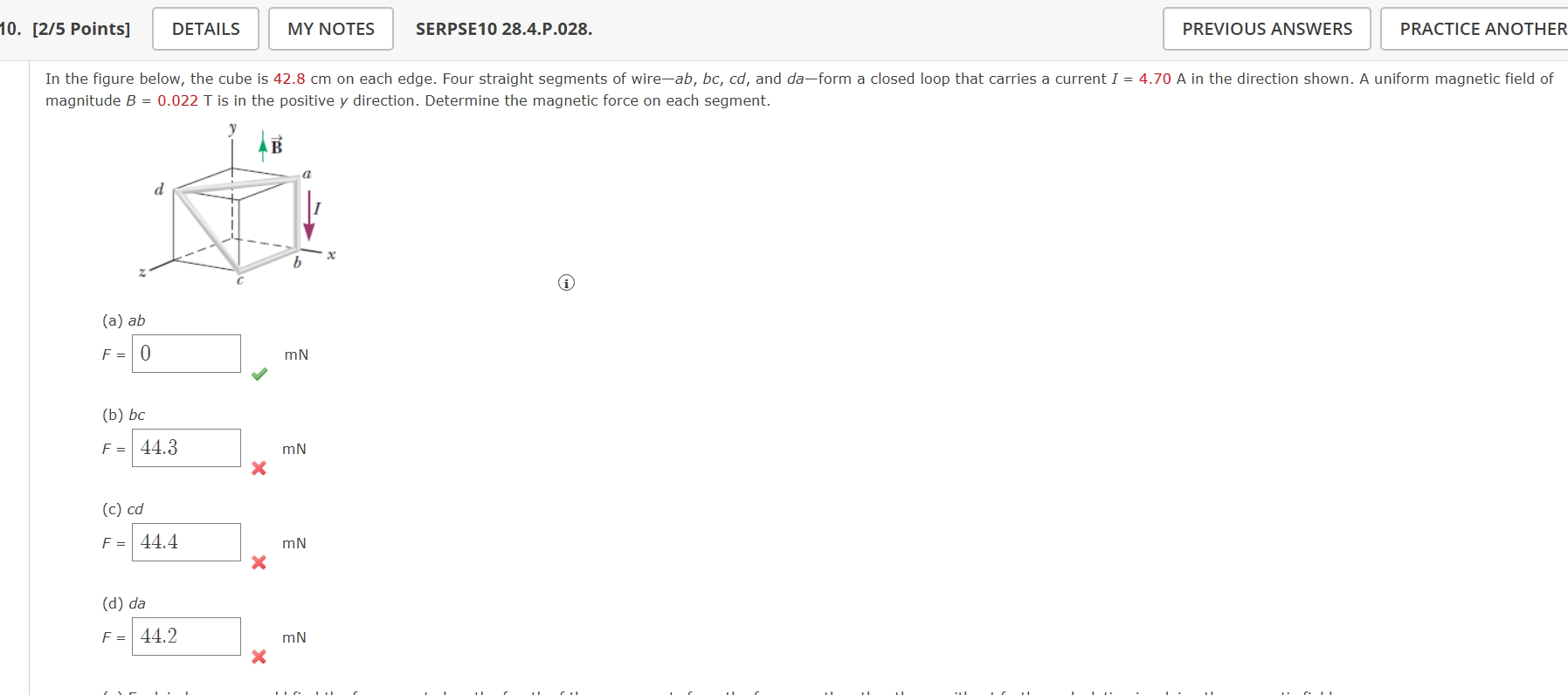 Solved In ﻿the figure below, the cube is 42.8 cm on ﻿each | Chegg.com