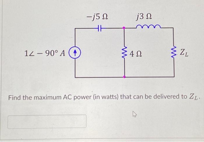 Solved Find the maximum AC power (in watts) that can be | Chegg.com