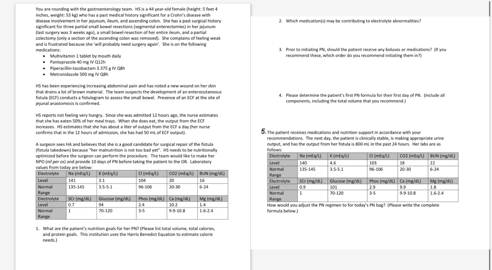 Solved Please answers questions #1-5 ﻿clearly. Thank You! | Chegg.com