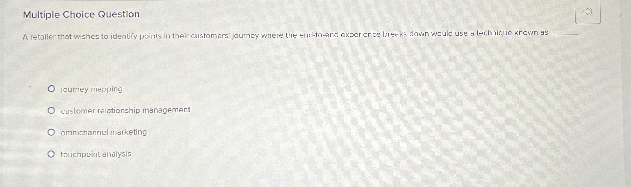 Solved Multiple Choice QuestionA retailer that wishes to | Chegg.com