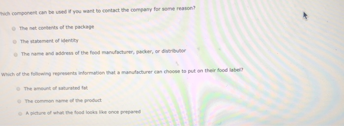 Solved answer the following. these are the options for all | Chegg.com