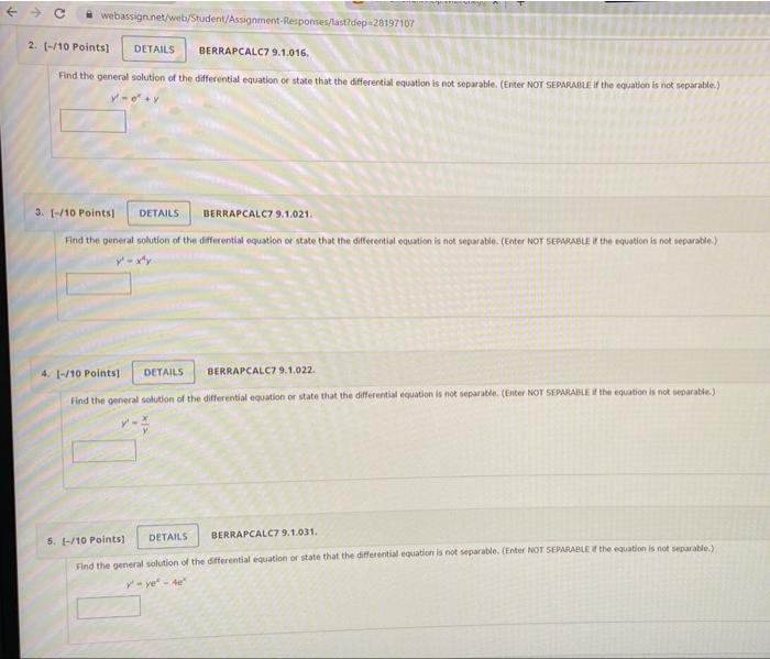 Solved webassign.net/web/Student/Assignment | Chegg.com