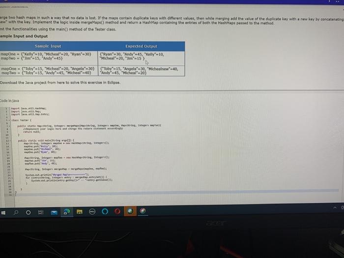 Solved let HashMap - Assignment 1 Problem Statement Sales | Chegg.com