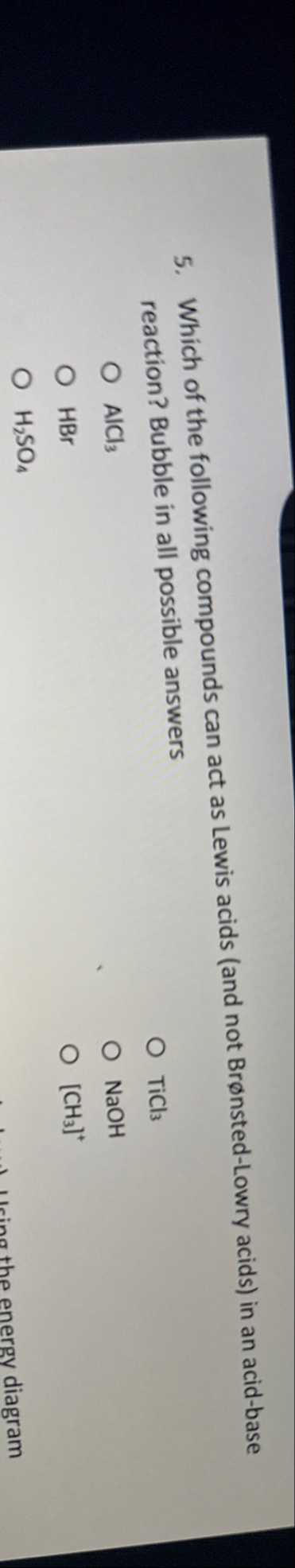 Solved Which of the following compounds can act as Lewis | Chegg.com