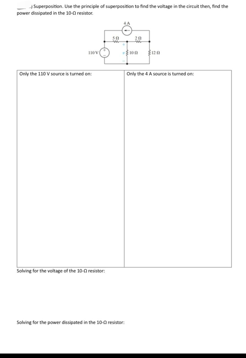 Solved -) ﻿Superposition. Use the principle of superposition | Chegg.com