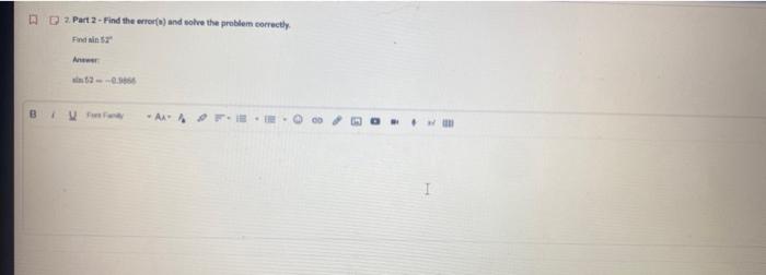 Solved 2. Part 2 - Find the errorf(b) and eokve the problem | Chegg.com