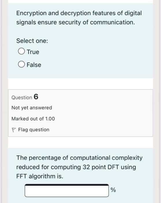 Solved Encryption and decryption features of digital signals | Chegg.com