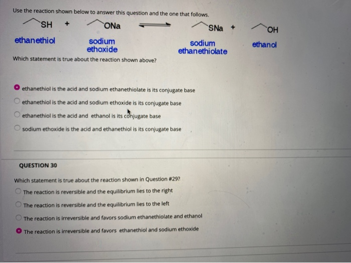 Solved Use the reaction shown below to answer this question | Chegg.com