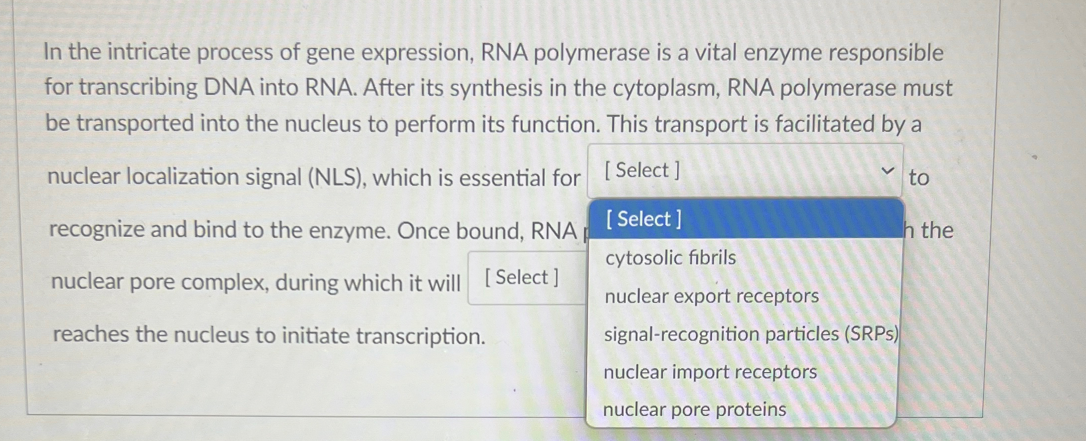 Solved In the intricate process of gene expression, RNA | Chegg.com