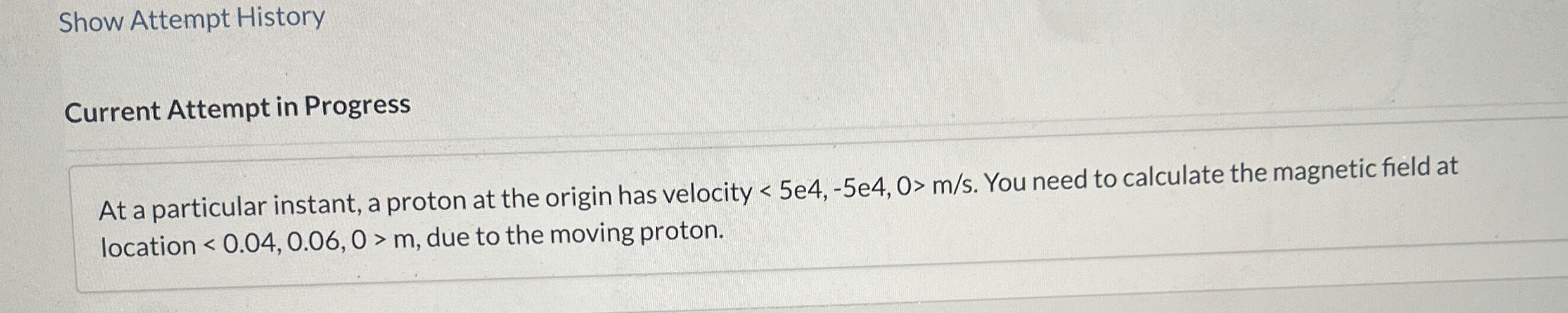 Solved Show Attempt HistoryCurrent Attempt in ProgressAt a | Chegg.com