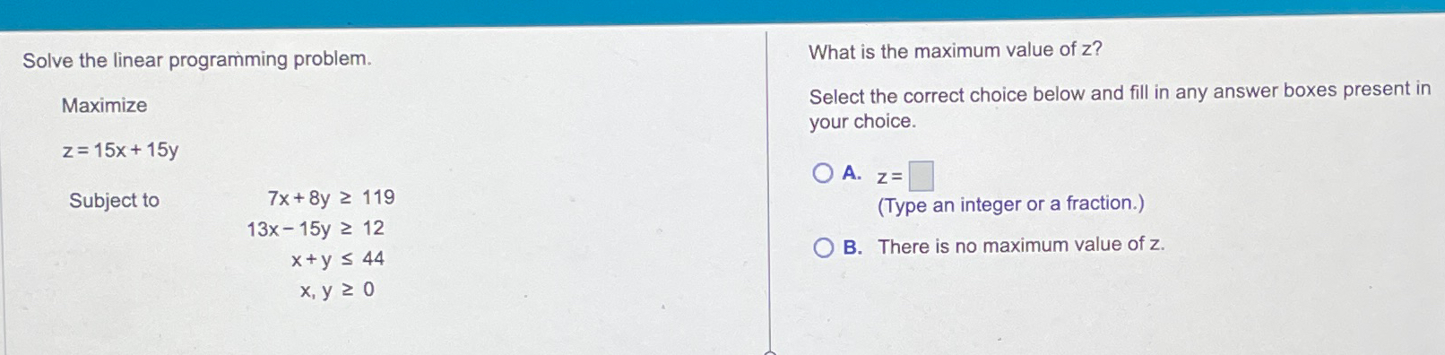 Solved Solve the linear programming | Chegg.com