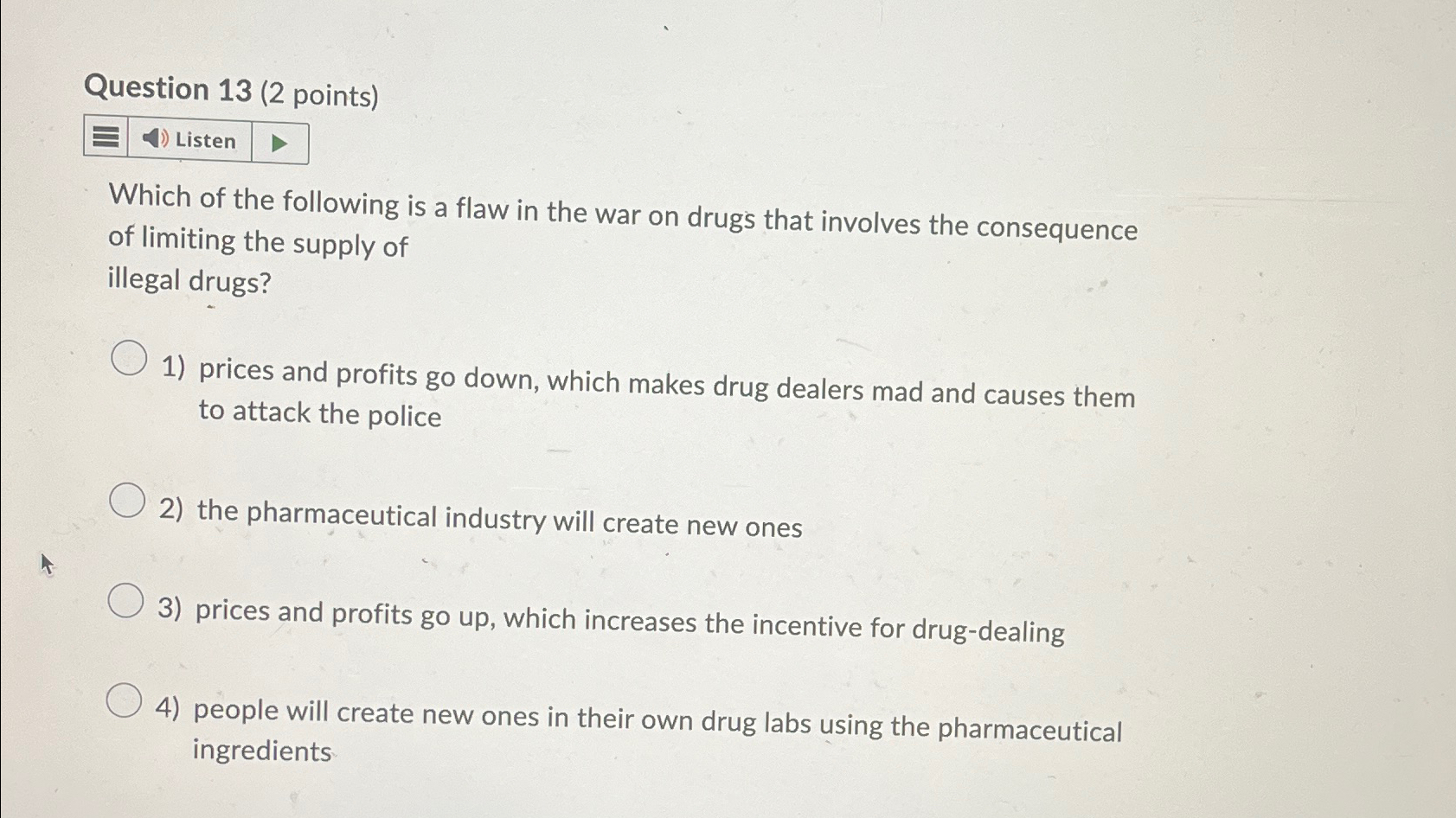 Solved Question 13 (2 ﻿points)Which of the following is a | Chegg.com
