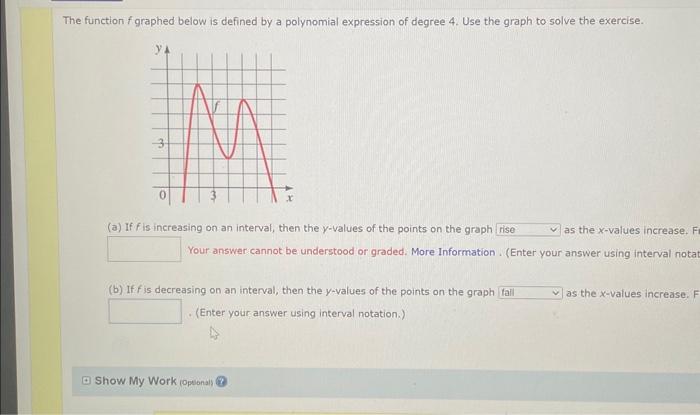 Solved The function f graphed below is defined by a | Chegg.com