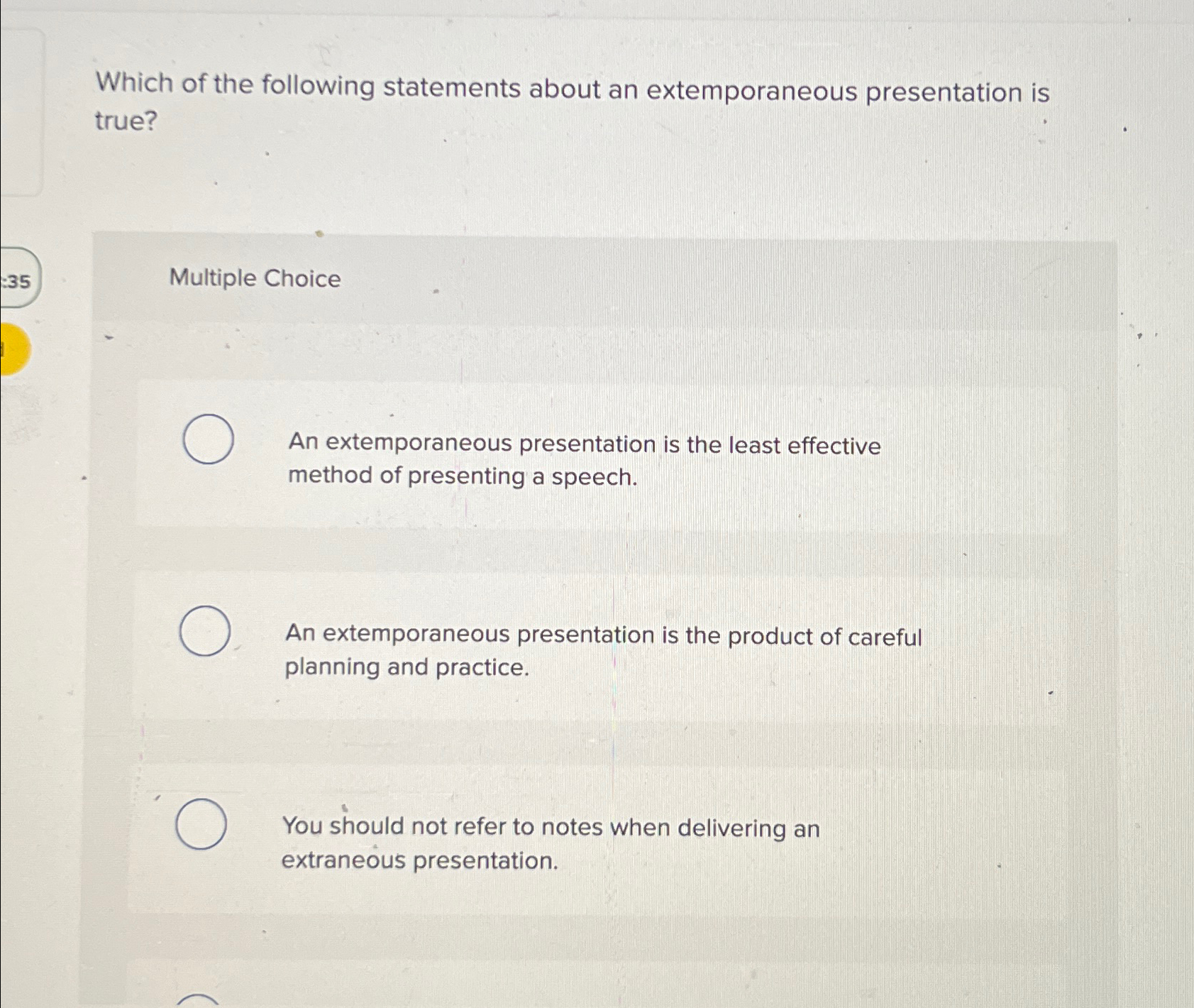 Solved Which of the following statements about an | Chegg.com