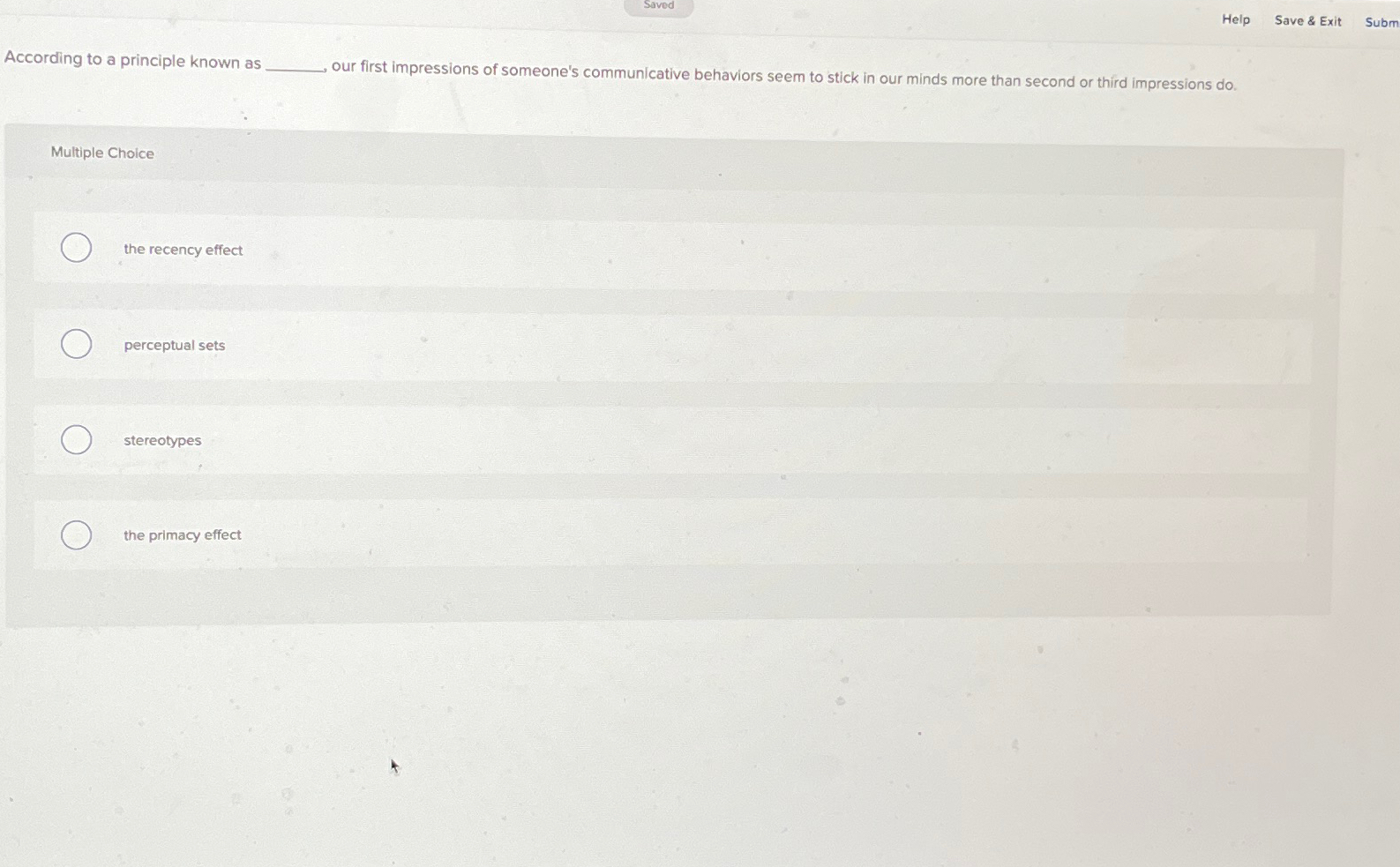 Solved SavedHelpSave & ExitSubmAccording to a principle | Chegg.com