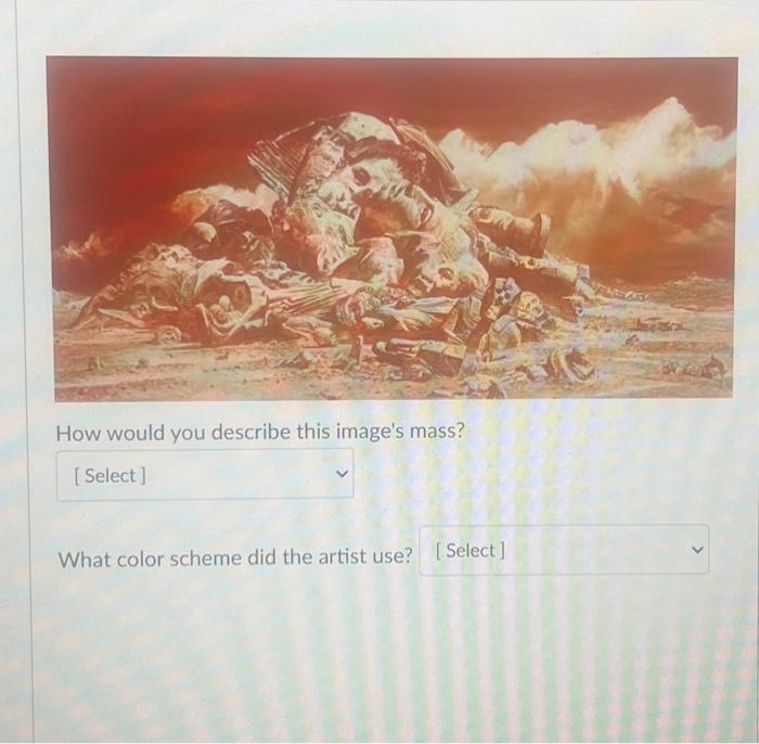 How would you describe this image's mass? What color | Chegg.com