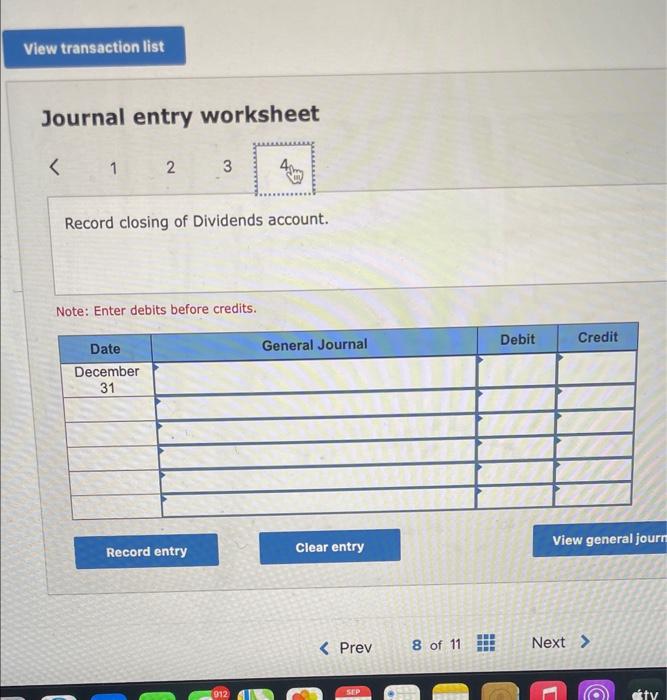 Solved The following list includes temporary accounts from | Chegg.com