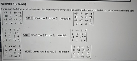 Solved Question 7 [6 ﻿points]For each of the following pars | Chegg.com