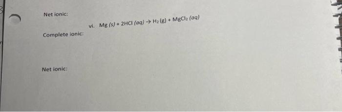 Solved i. Cu(s)+4HNO3(aq)→Cu(NO3)2(aq)+2NO2( g)+2H2O(l) | Chegg.com