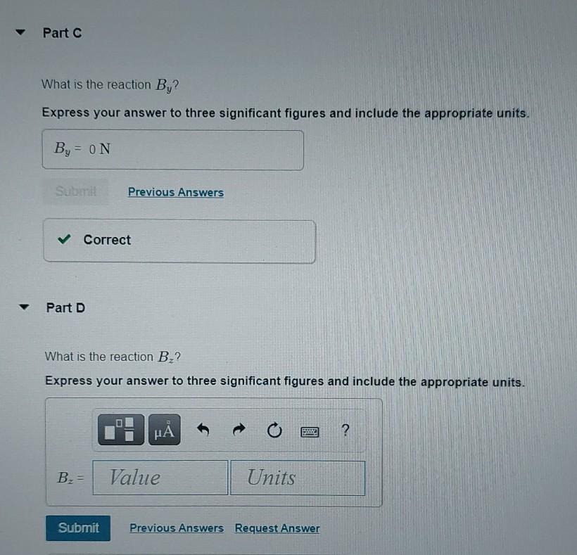 Solved Determine the components of reaction at the ball-and- | Chegg.com