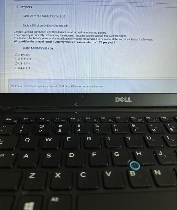 Solved Table 2 PV of Single Payment ivti Table 4 FV of an | Chegg.com