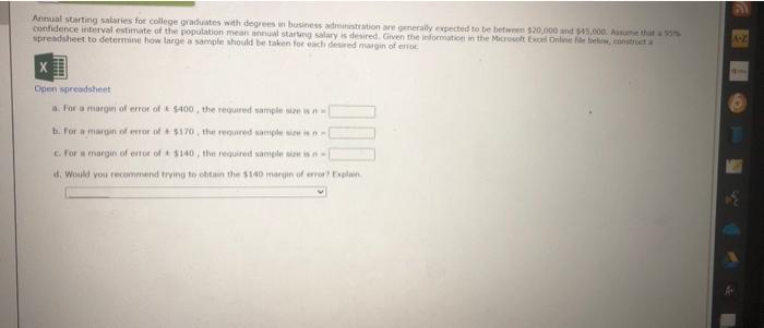 Solved Exercise 07.07 Algo (Point Estimation) The following | Chegg.com