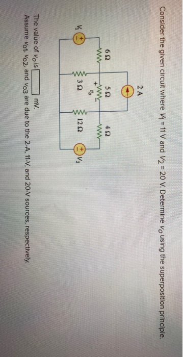 Solved Consider the given circuit where V1 = 11 V and V2 = | Chegg.com