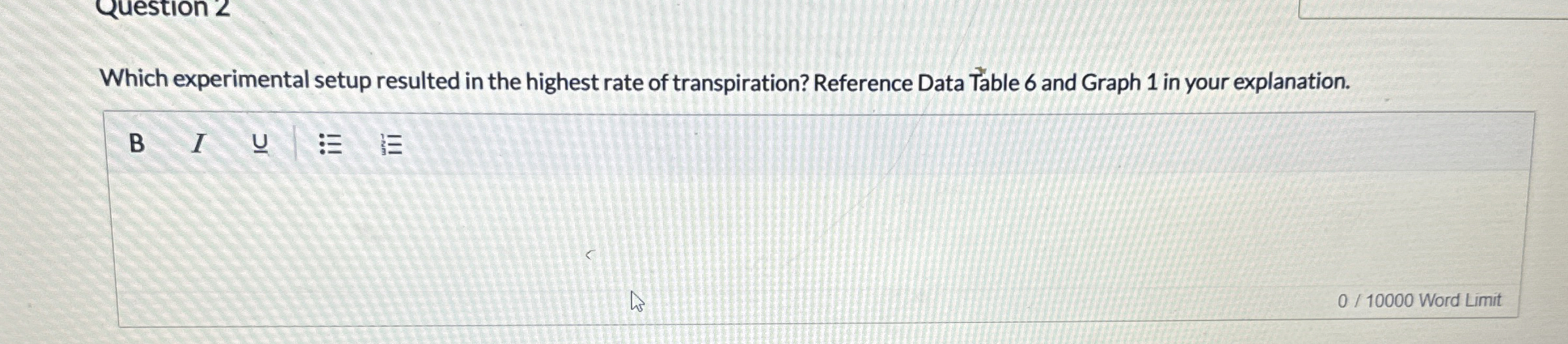 Solved Which experimental setup resulted in the highest rate | Chegg.com