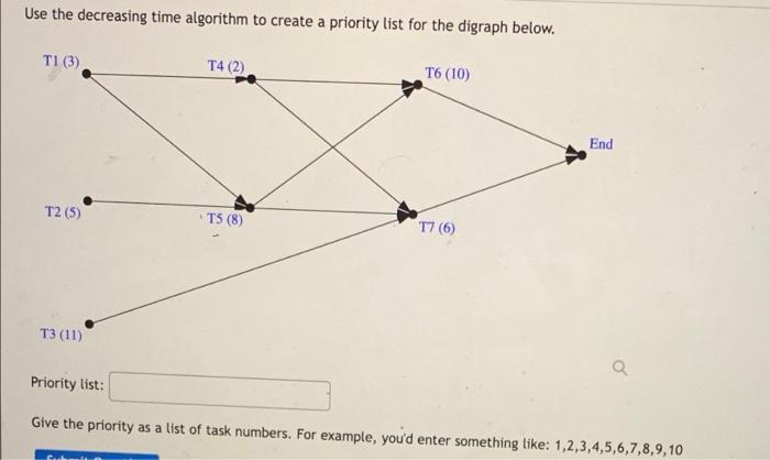 Solved Use The Decreasing Time Algorithm To Create A
