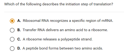 Solved Which of the following describes the initiation step | Chegg.com