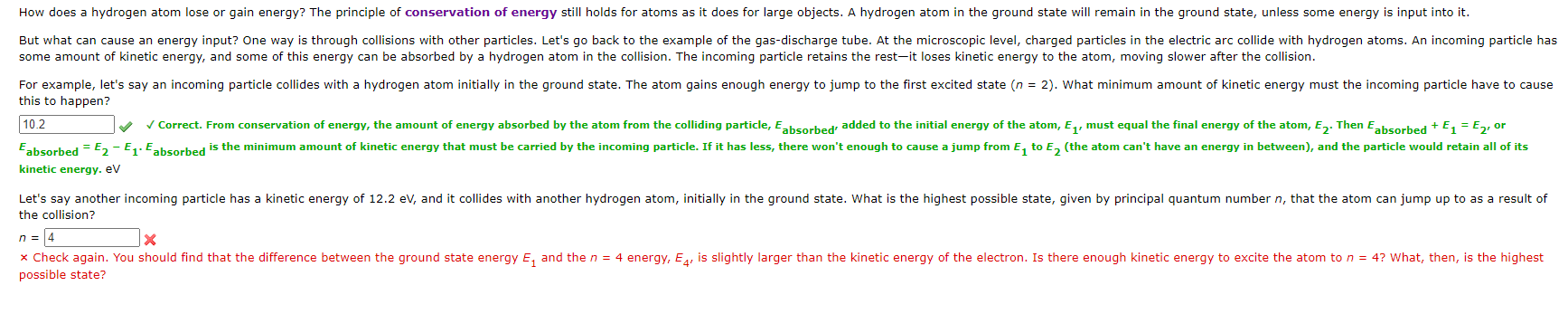 Solved Let's say another incoming particle has a kinetic | Chegg.com