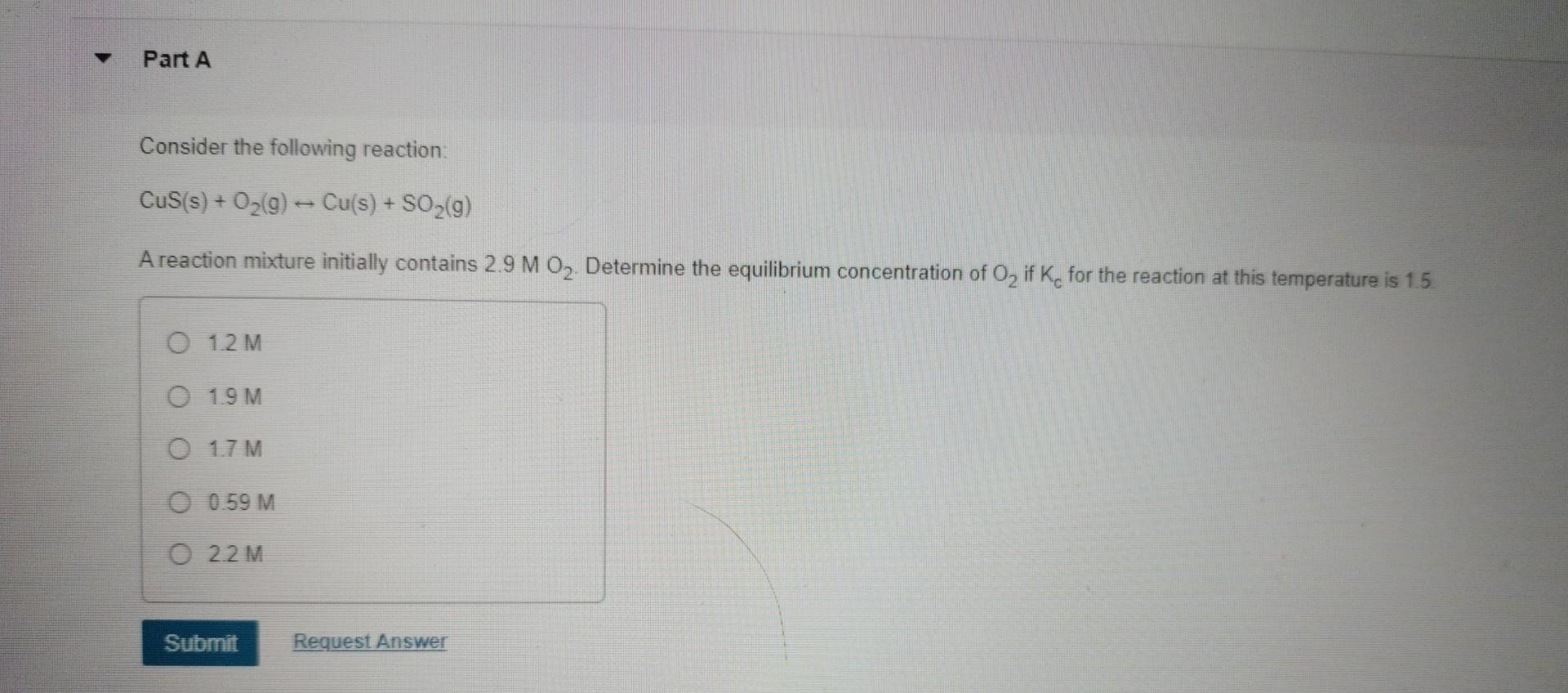 Solved Consider the following reaction: CH4( g)+2H2 S( | Chegg.com