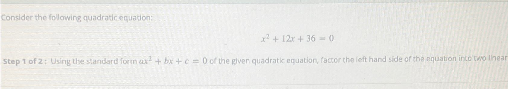 Solved Consider the following quadratic | Chegg.com
