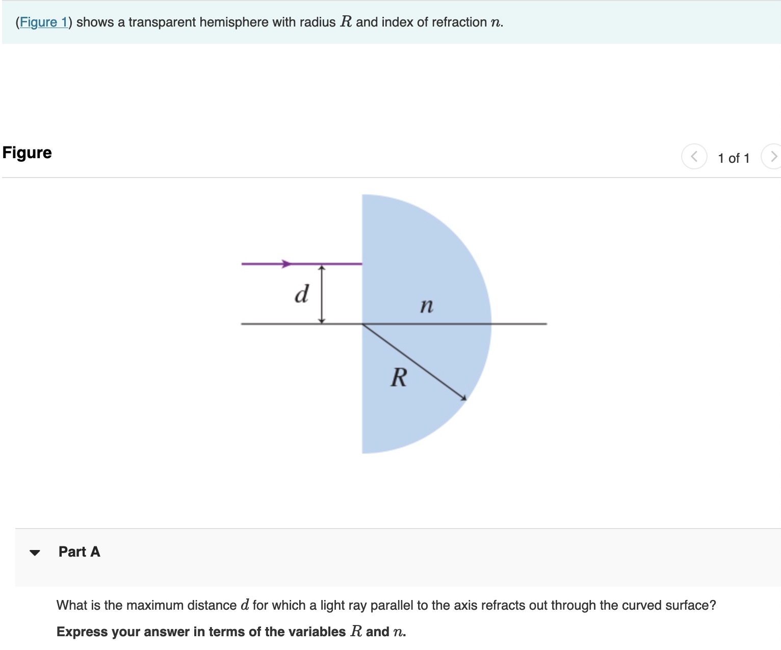 Solved ask expert (Figure 1) ﻿shows a transparent hemisphere | Chegg.com