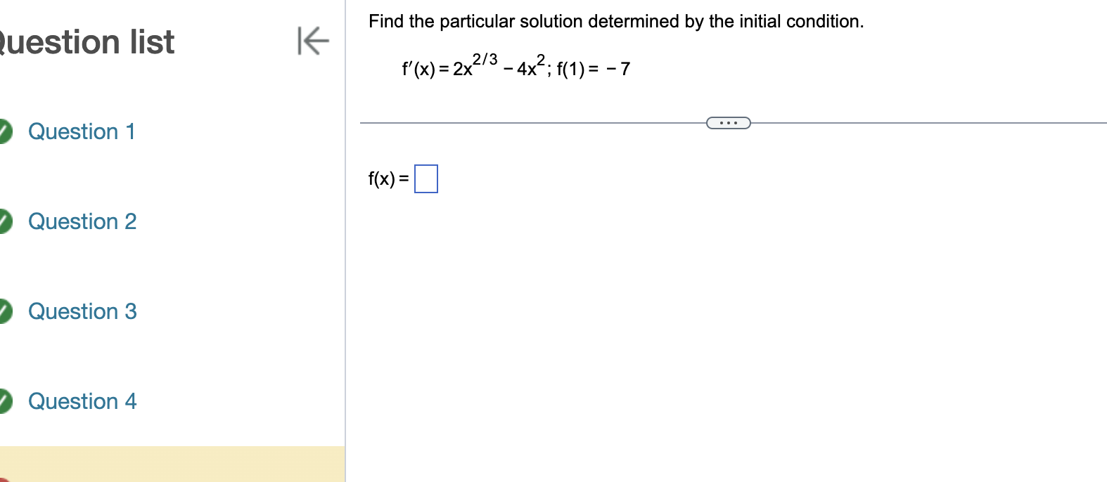 Find the particular solution determined by the | Chegg.com