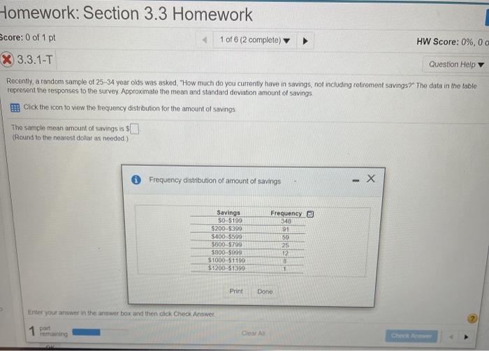 Solved Homework Section 3 3 Homework Score 0 Of 1 Pt 1 Of