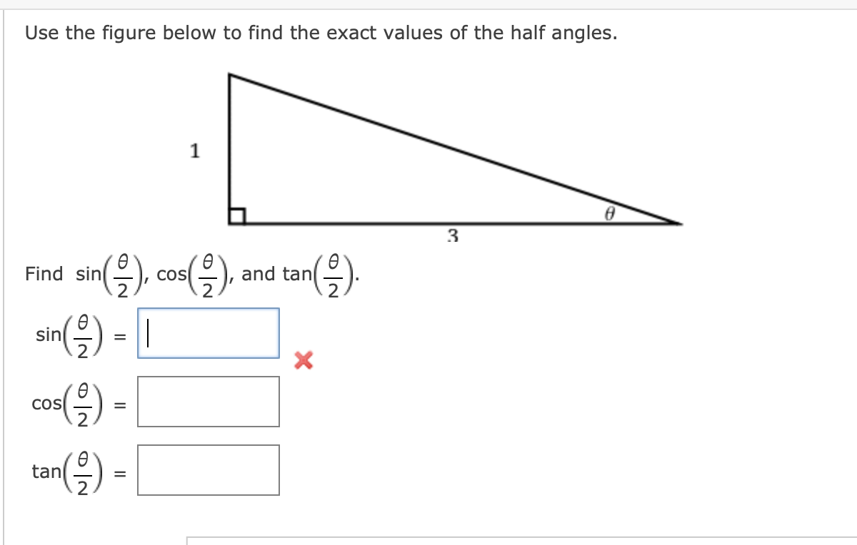 Solved Use the figure below to find the exact values of the | Chegg.com