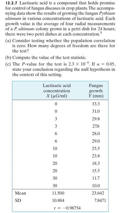 Solved 12.2.11 For each of the following examples, explain | Chegg.com