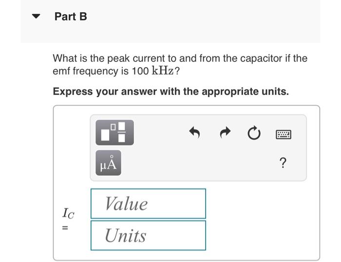 Solved A 0.60μF capacitor is connected across an AC | Chegg.com