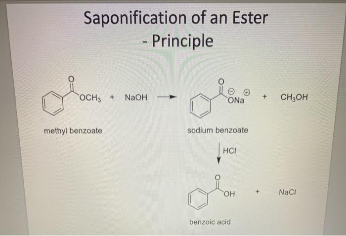 Solved Hydrolysis of Esters under Basic conditions: | Chegg.com