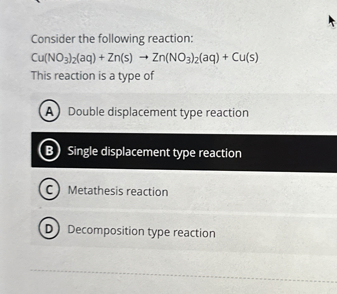 Solved Consider the following | Chegg.com